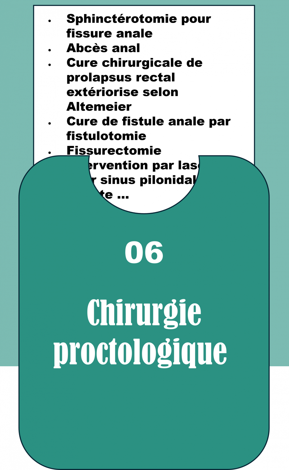 Chirurgie proctologique – Fédération de Chirurgie Viscérale et Digestive
